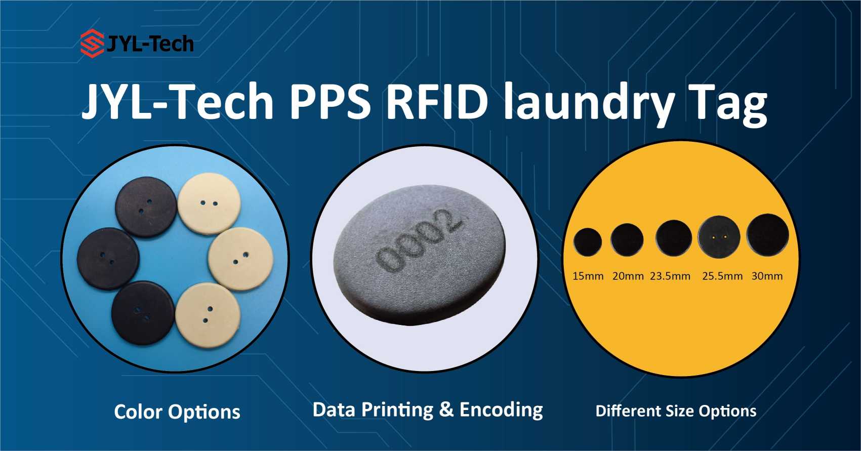 RFID Laundry Tags - JYL-Tech RFID Expert