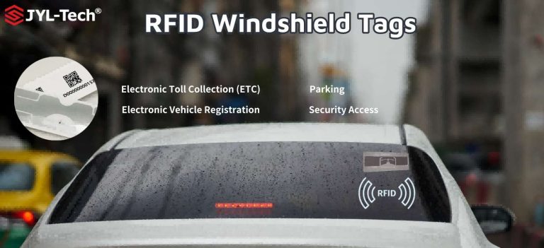 Tamper proof RFID RAIN UHF Windshield Tag - JYL-Tech RFID Expert