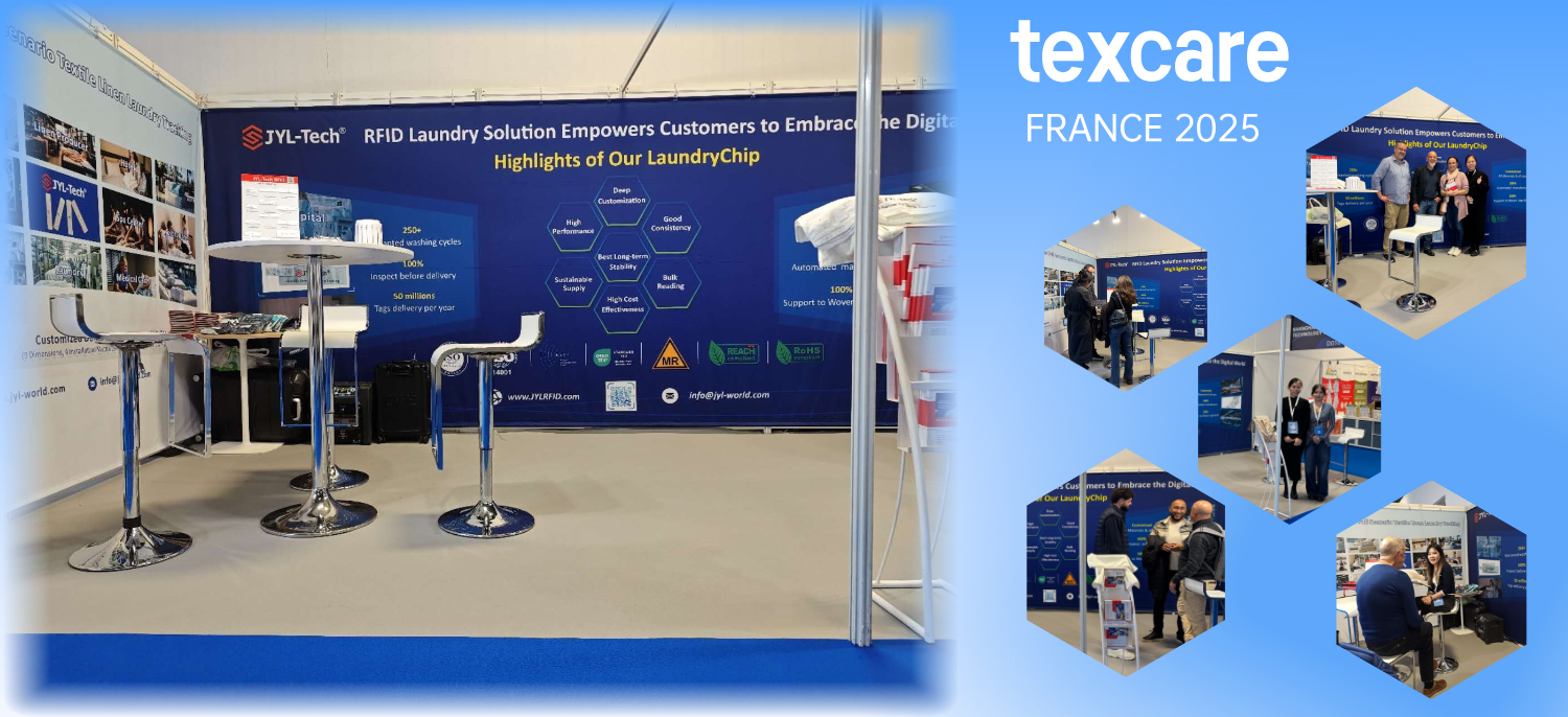 Leading RFID Laundry Solutions Shine at Texcare France - JYL-Tech RFID ...